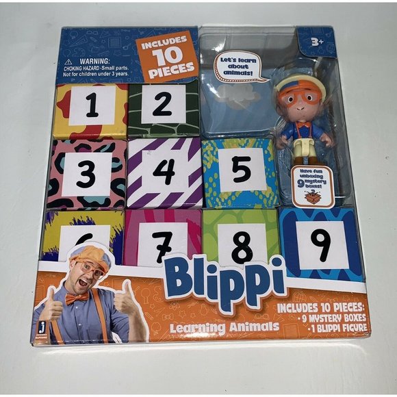 Jazwares | Toys | Blippi Surprise Box Learning Animals | Poshmark